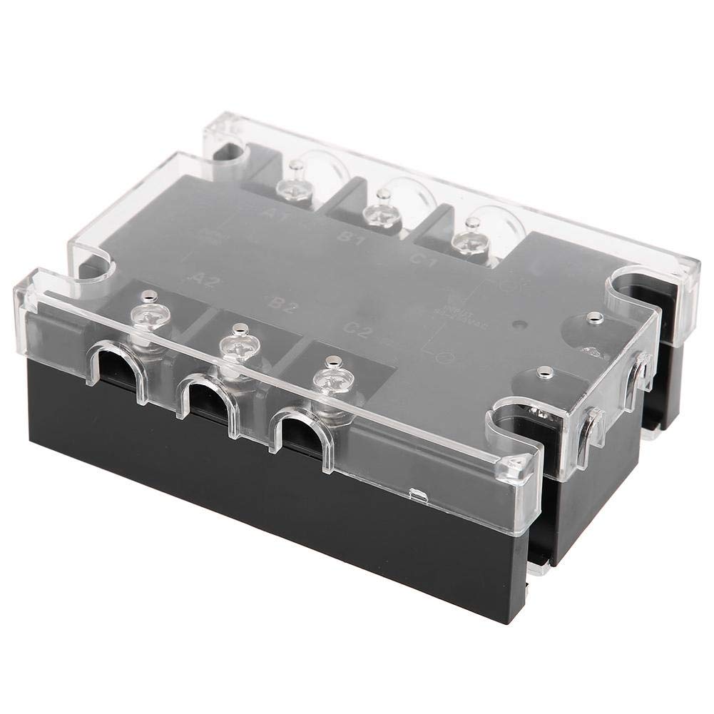 Buy Xinwoer AC to AC TSR-40AA-H Solid State Relay,3-Phase 40A Solid ...