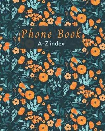 Amazon.co.jp: Phone Number Book: Contacts telephone Book, Alphabetical ...