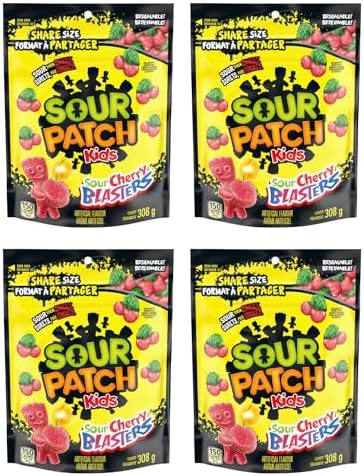 Amazon.com : Maynards Sour Patch Kids Sour Cherry Blasters Candy 185 ...