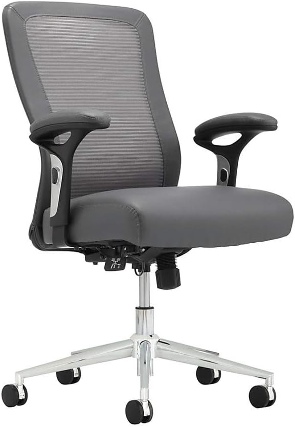Amazon.com: Realspace® - Chair - Modern Comfort Series Cassia Mid-Back ...