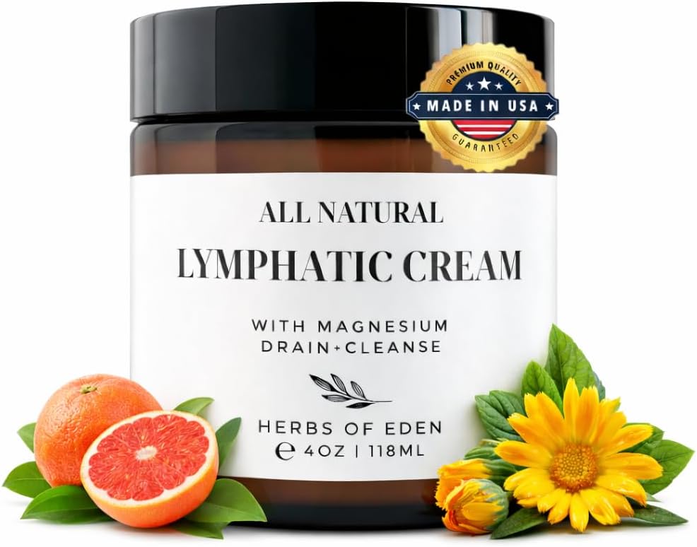 Amazon.com: Organic Lymphatic Massage Cream with Magnesium – Natural ...