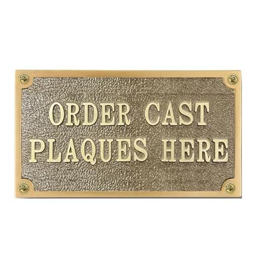 Amazon.com: Customized Cast brass custom door signs - Personalized ...