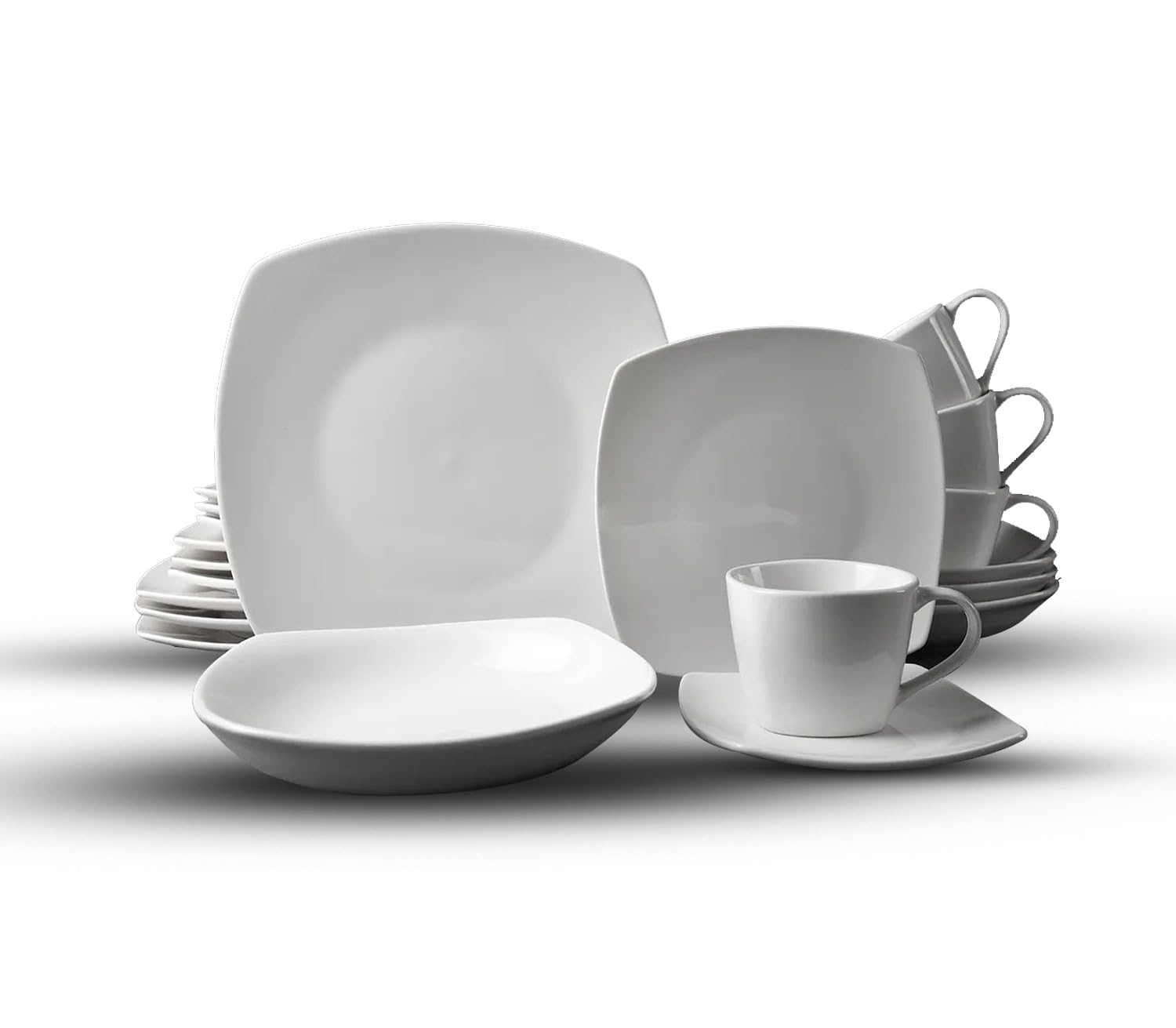Home & Treat 20-Piece Dinner Set | Contain 4 Each - Dinner Plate, Side ...