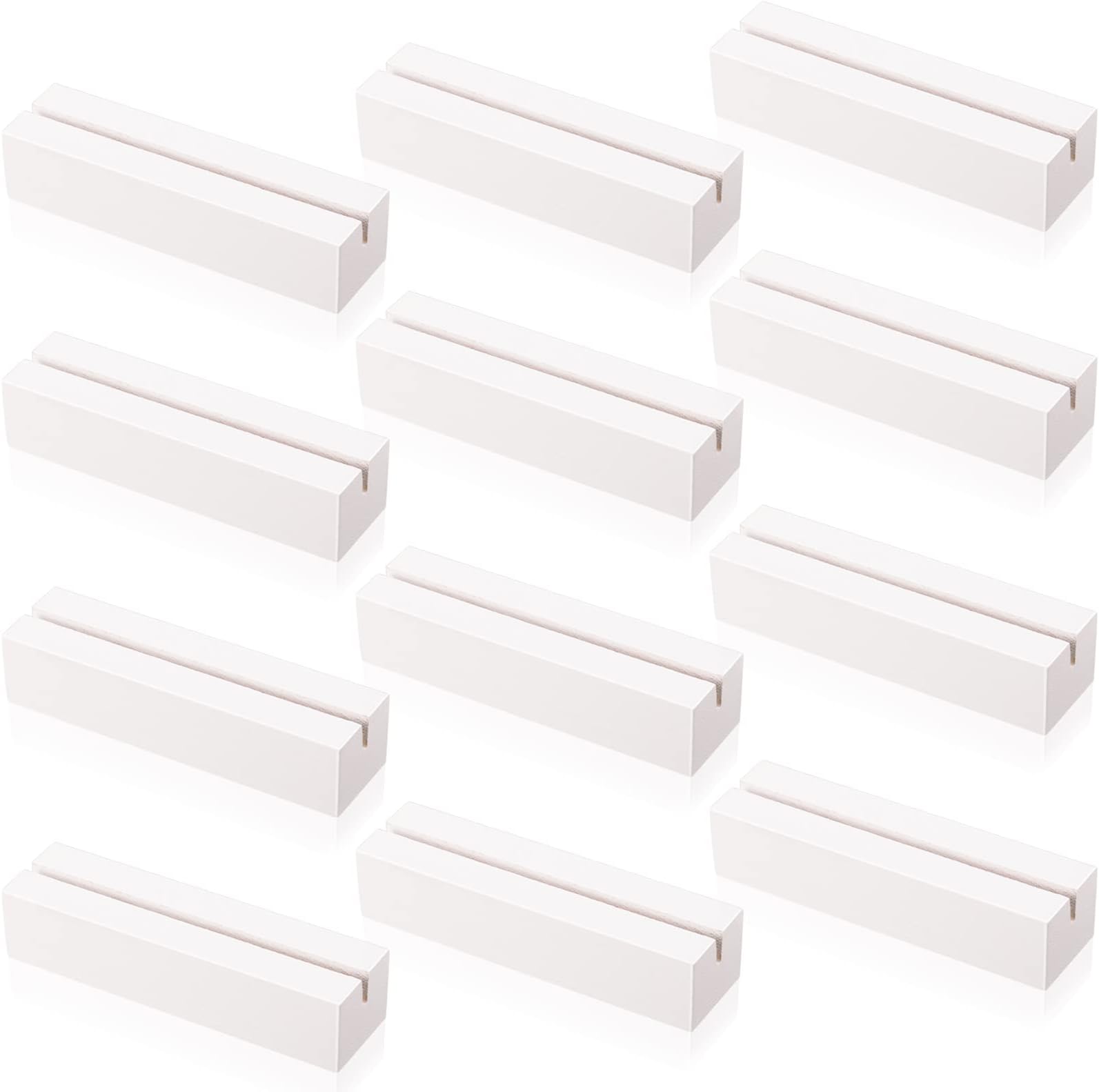 Amazon.com: STOBOK 10 Pcs Wooden Place Card Holders, Sign Holders Table ...