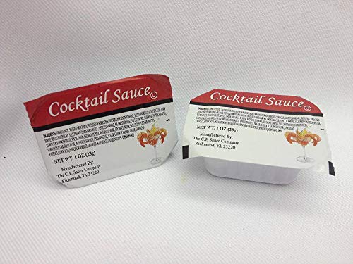 Amazon.com : C.F. Sauer Foods Cocktail Sauce, 1 Ounce - 100 per case ...