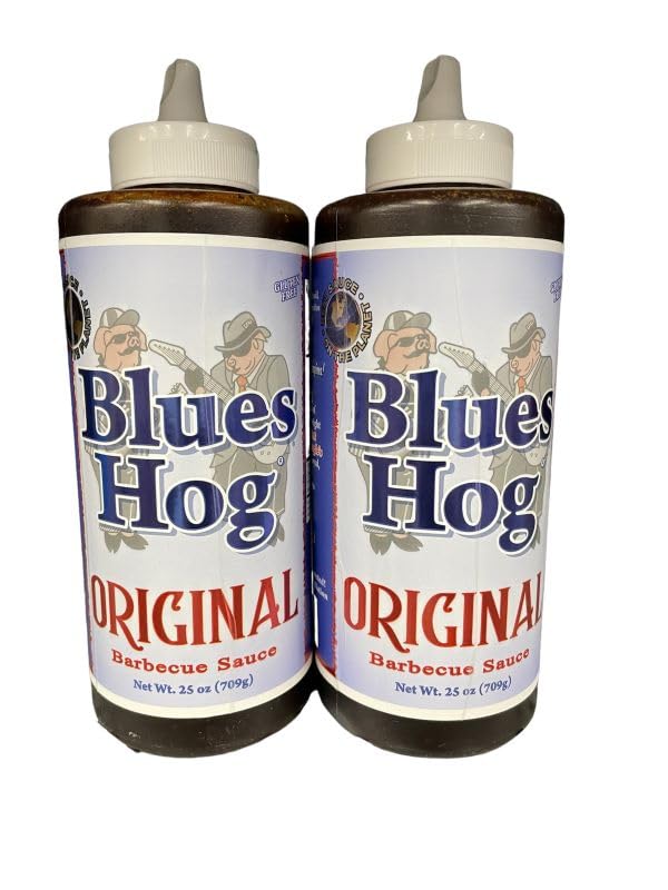 Amazon.com : Blues Hog Barbecue Sauce Squeeze Bottle, Pack of (2) (25 ...