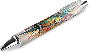Amazon.com : Zakqeik Cute Ballpoint Pen Colorful Parrot Pens 0.5mm ...