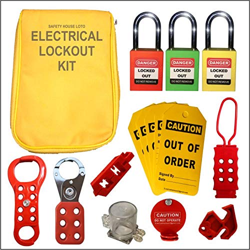 Lockout Tagout Yellow Pouch Loto Kit-464 Set Of 1 Safety House Loto ...