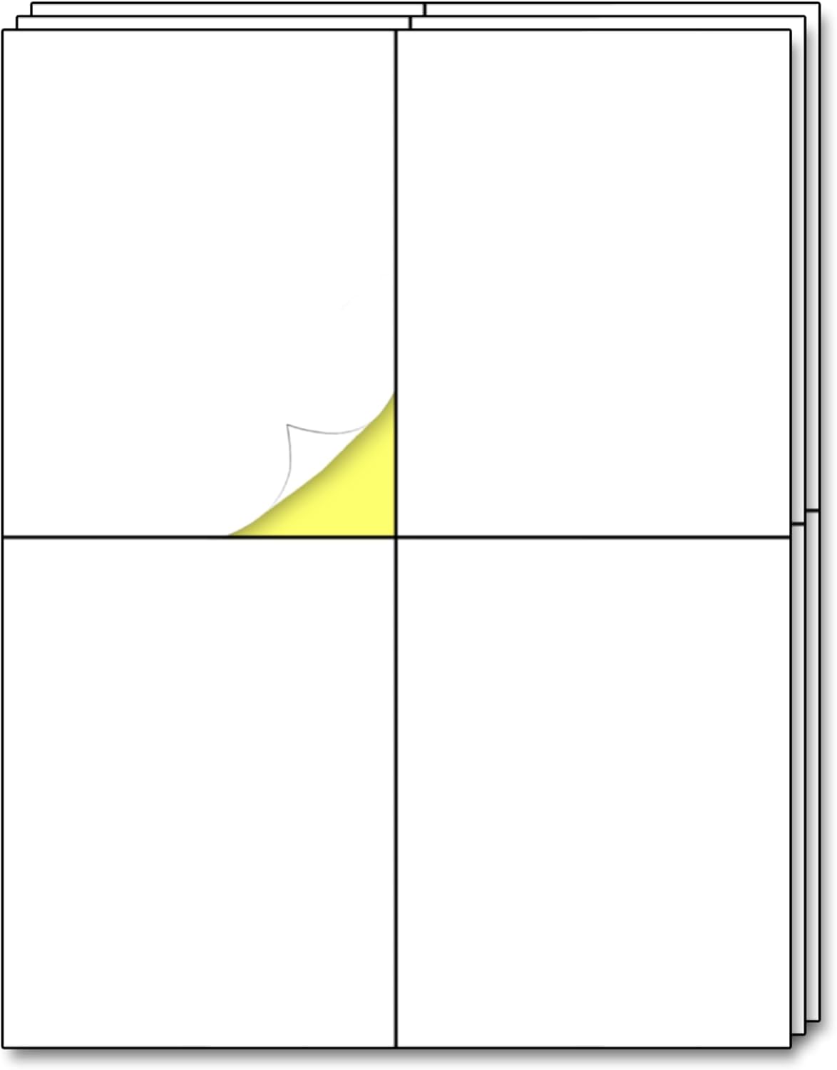 Amazon.com : 30 Sheets - Large Shipping Address Labels, Mailing Label ...