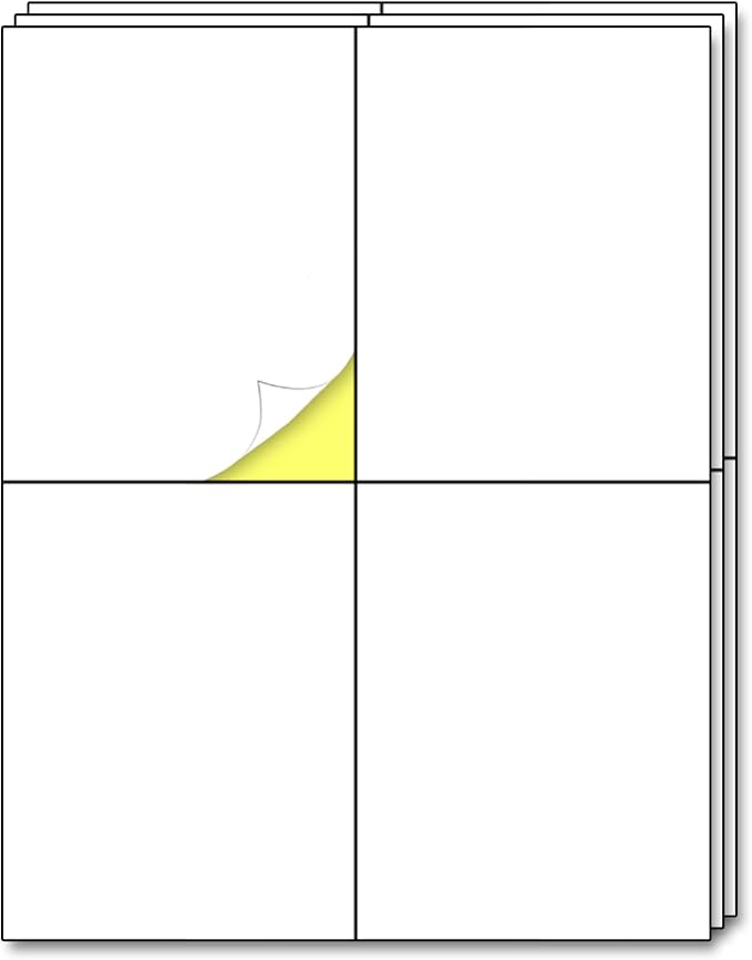 Amazon.com : 30 Sheets - Large Shipping Address Labels, Mailing Label ...