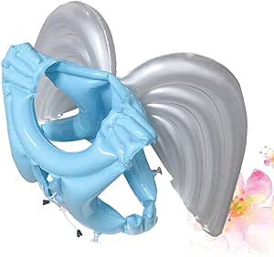 Amazon.com: VAKUUM Inflatable Swimsuit for, PVC Cartoon Angel Wings ...