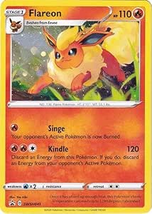 Amazon.com: Pokemon - Flareon - SWSH041 - Sword & Shield - Black Star ...