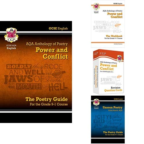 Buy GCSE English Literature AQA Poetry: Power & Conflict and Unseen ...