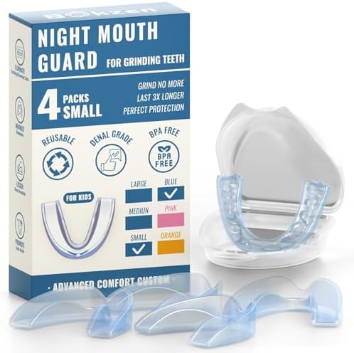 Amazon.com: Kids Mouth Guard for Grinding Teeth, Pack of 4 Night Sleep ...