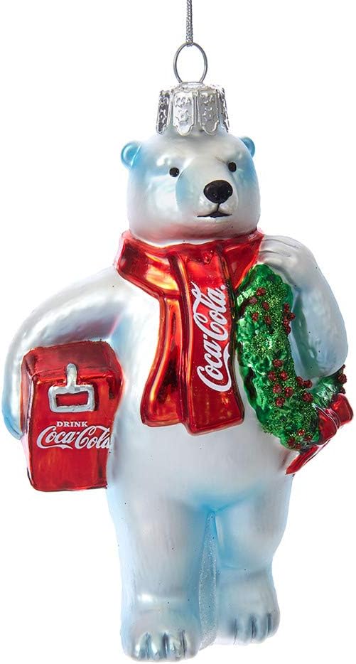 Amazon.com: Coca Cola Delivery Truck with Silver Wreath Christmas ...