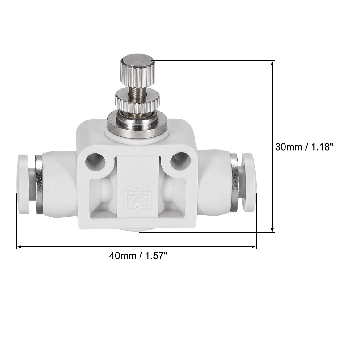 Snapklik.com : Uxcell Air Flow Control Valve, In-line Speed Controller ...