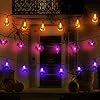 MAOYUE Halloween Lights Outdoor Halloween String Lights 3Pack 29.6ft 60 ...