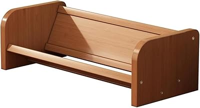 Amazon.com: Vercraft Bamboo Wooden Desktop Bookshelf Tabletop Tilted ...
