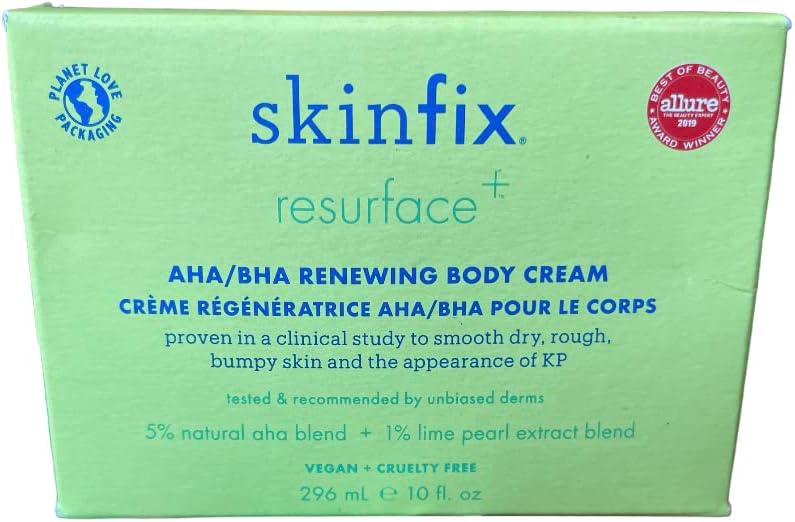Amazon.com : Skin Fix Resurface AHA/BHA Renewing Body Cream 10oz ...