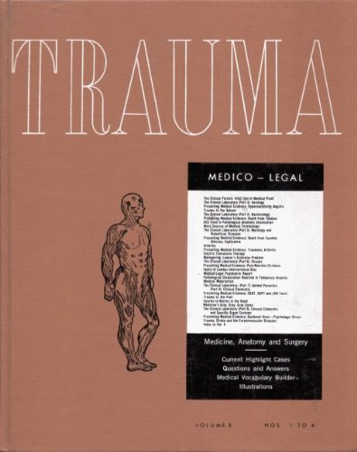 Trauma (Volume 8 No. 1-6): Marshall Houts: Amazon.com: Books