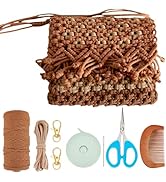 Amazon.com: WEBEEDY Macrame Bag DIY Kit Bohemian Shoulder Bag Macrame ...