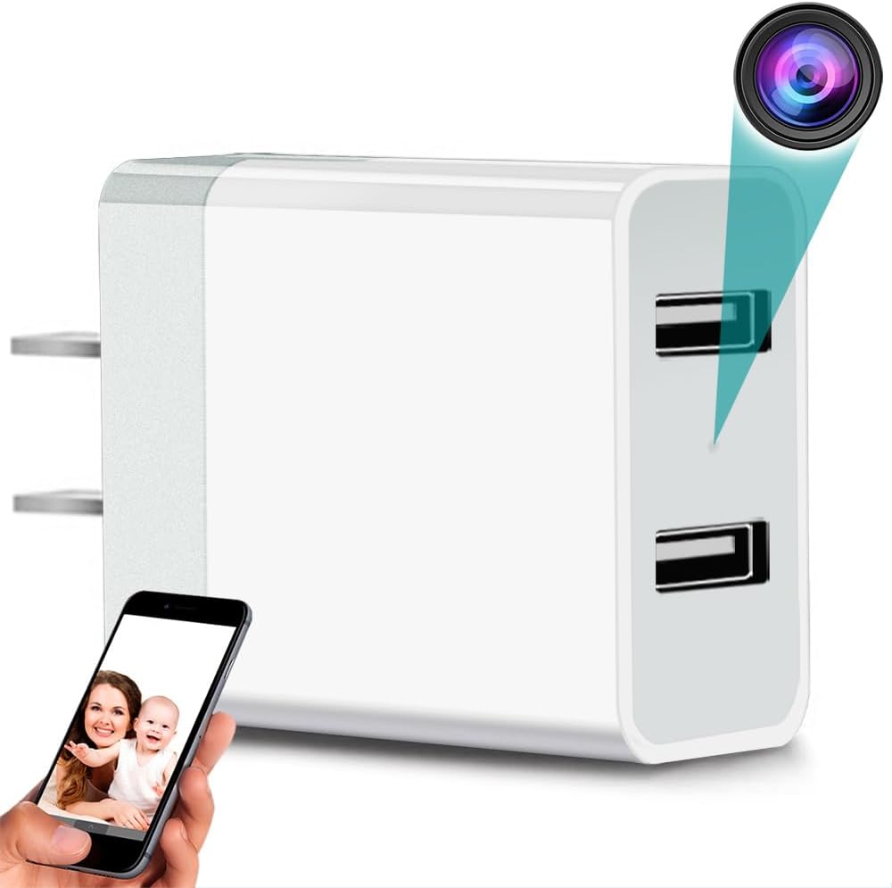 Amazon.com : 4K WiFi indoor Hidden Camera Wall Outlet,Motion Only ...