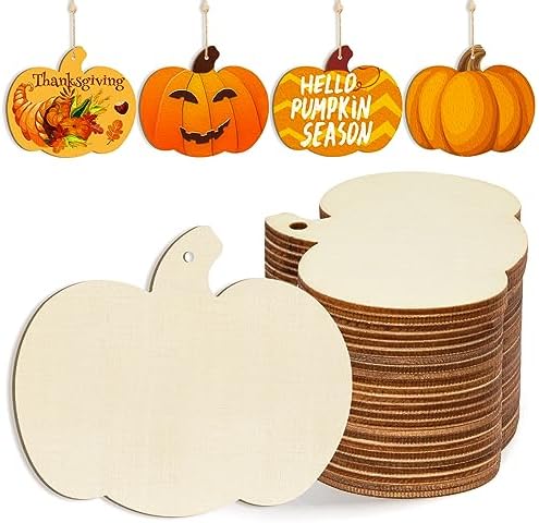 Amazon.com: Creative Hobbies Large 12 Inch Wood Pumpkin Cutout Shapes ...