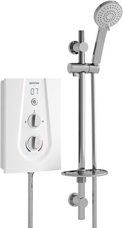 Bristan JOYT395 W 9.5 kW Joy 3 Thermostatic Electric Shower - White ...