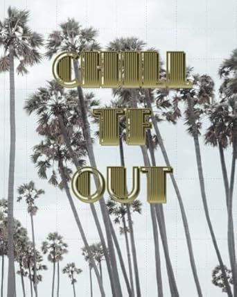 Retro CHILL TF OUT Journal : Pressworks, GEM: Amazon.co.uk