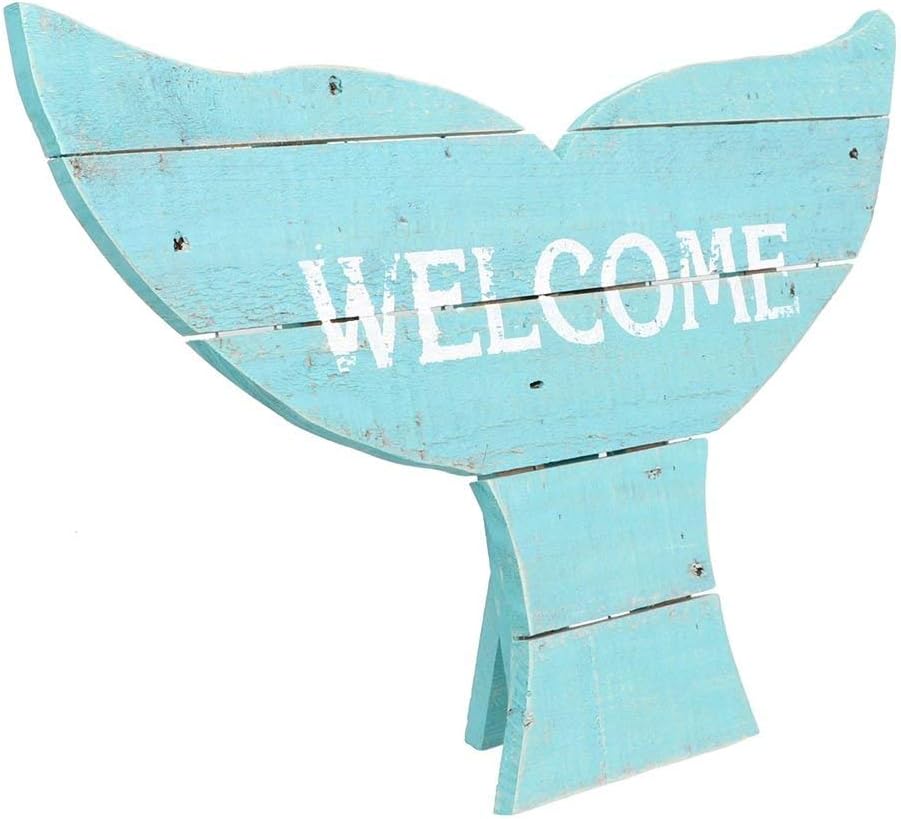Amazon.com: DEI Whale Tail Welcome Sign, 19" : Everything Else