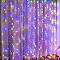 Amazon.com: ZSJWL 300 LED Curtain Fairy Lights with Remote, 8 Modes 9.8 ...