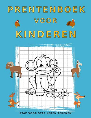 Prentenboek Voor Kinderen Stap voor stap leren tekenen: Stapsgewijs ...