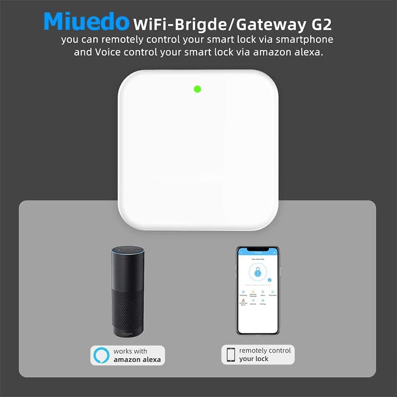 Puerta de enlace para Miuedo Lock, control remoto inteligente de ...