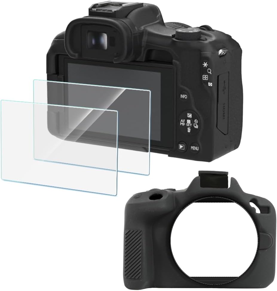 Amazon.com: HUADU Screen Protector (2+1Pack) Compatible for Canon EOS ...
