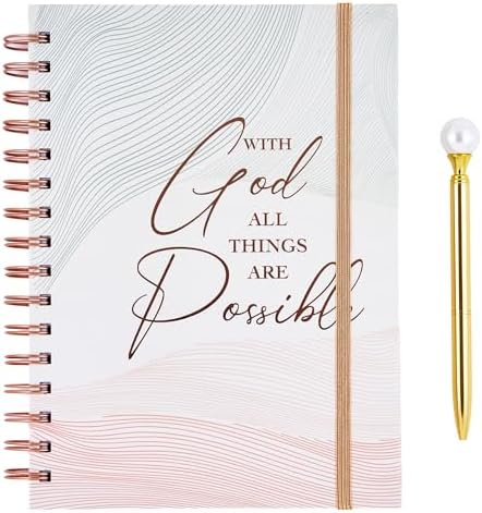 Amazon.com : VOTUM Inspirational Journal with Pen – Spiral Notebook ...