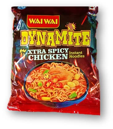 Wai Wai Dynamite Xtra Spicy Chicken Instant Noodles 100g Unique ...