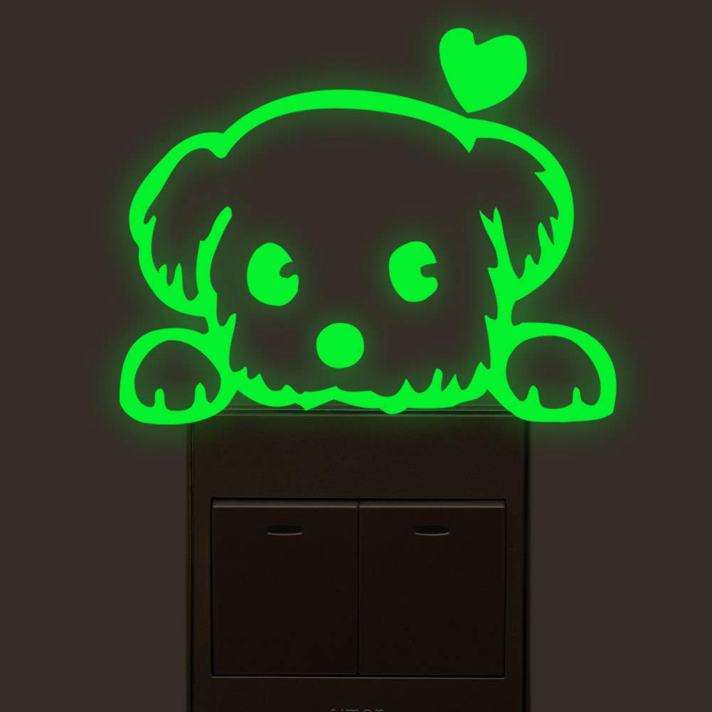 Amazon.com: 2pcs Luminous Light Switch Decals Glow in The Dark an ...