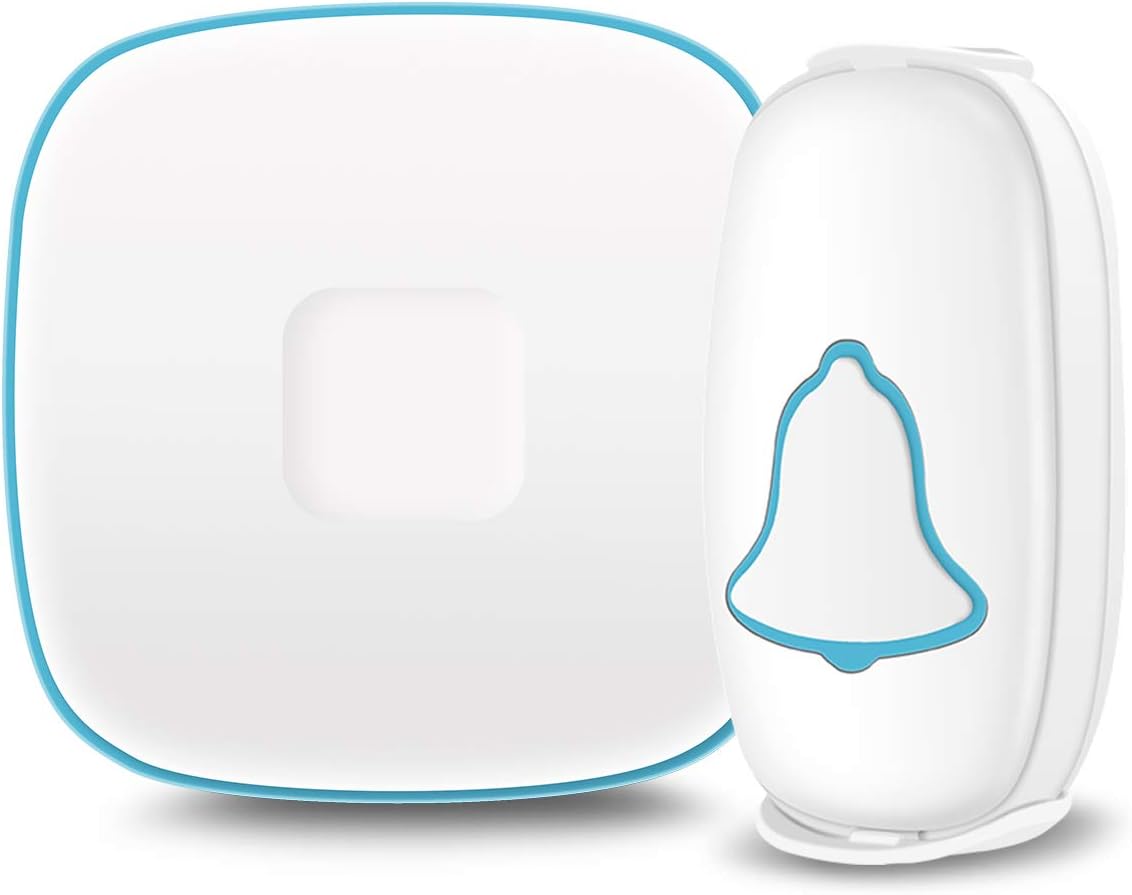 Wireless Doorbell, Cute Owl Doorbell Weatherproof IP55 Outdoor Remote ...