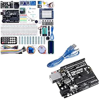 Amazon.com: ELEGOO UNO Project Super Starter Kit & ELEGOO UNO R3 Board ...
