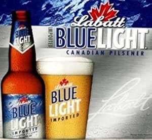 Amazon.com | Labatt Blue Light Beer Pint Glass: Beer Glasses