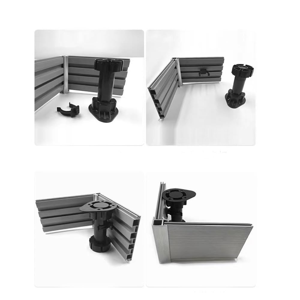 Snapklik.com : 10 Pack Cabinet Leveler Leg Toe Kick Clips Bracket ...