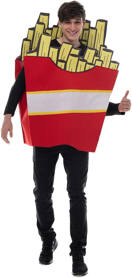 Amazon.com: EraSpooky Adult's French Fries Costume Halloween Chips ...
