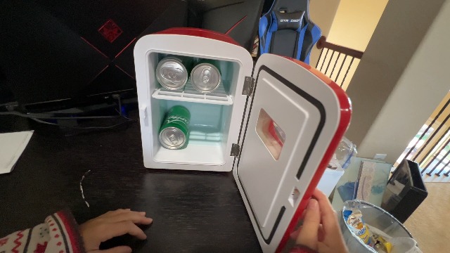 Watch Can it really fit 6 cans? Unboxing Frigidaire Mini Fridge on ...