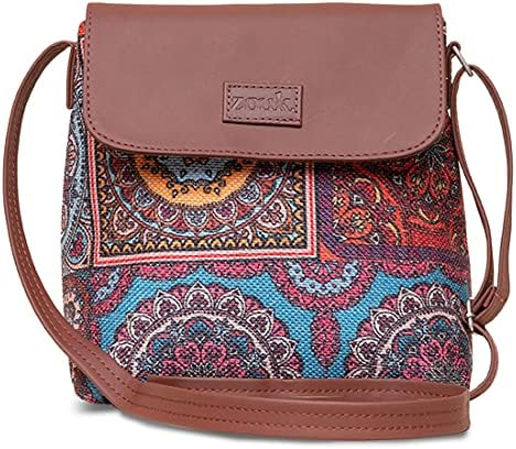 ZOUK Flap Sling Bag | Crossbody Bags for Women | Women's Handbags ...
