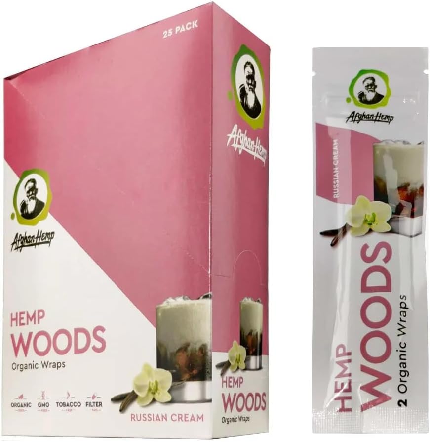Amazon.com: Hemp Woods - Organic Hemp Wraps - Sealed Box - 50 (25 x 2 ...