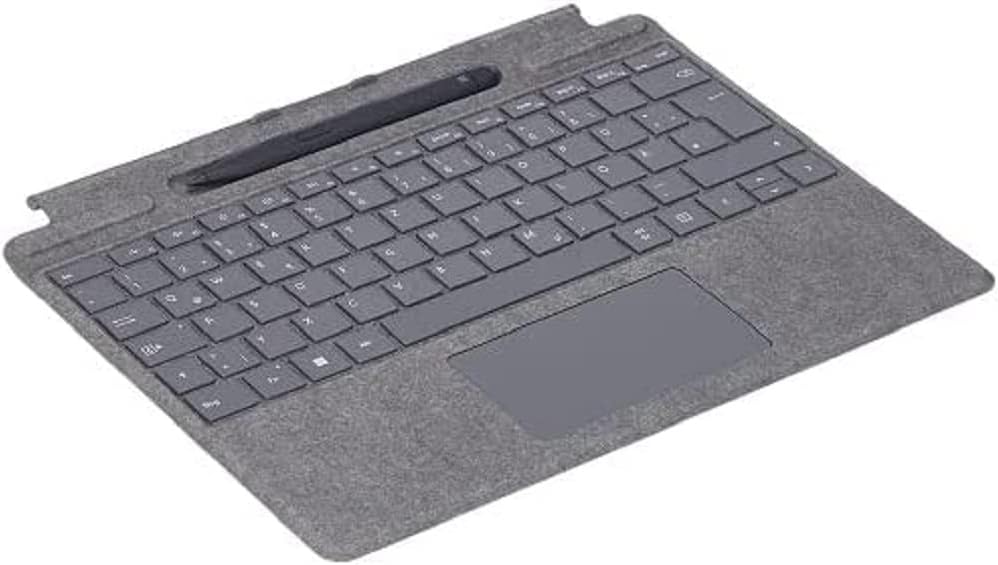 Teclado Microsoft para Surface Pro 8/9/X, Platinum, incluido con Slim ...