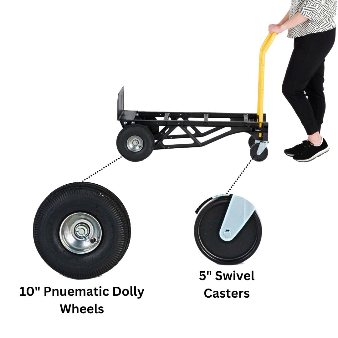 Snapklik.com : Harper Trucks 700 Pound Capacity Glass Filled Nylon ...