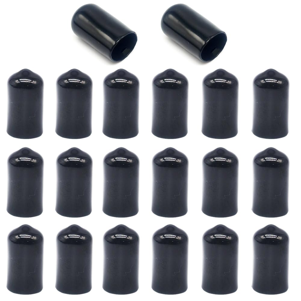 Rubber End Caps, 1/2" Vinyl End Caps Bolt Screw Covers Thread ...