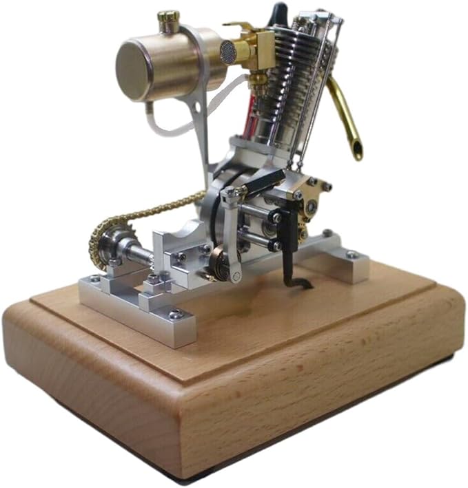 Amazon.com: 2.1CC Mini Engine Model, Hit and Miss Hoglet Single ...