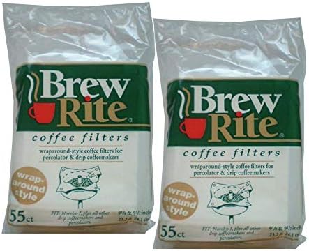 Amazon.com: Brew Rite Wrap Around Percolator Coffee Filters 55 Count ...